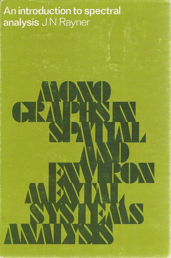 An Introduction To Spectral Analysis. Rayner J. N. | Marlowes Books