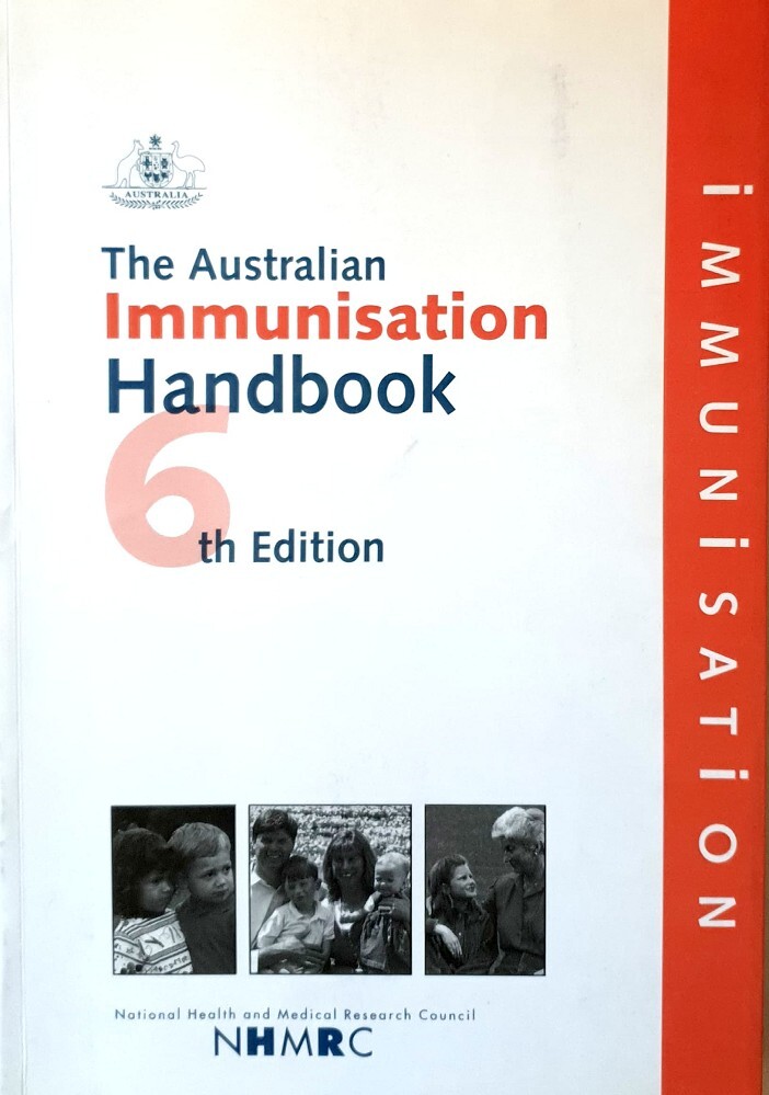 The Australian Immunisation Handbook NHMRC | Marlowes Books