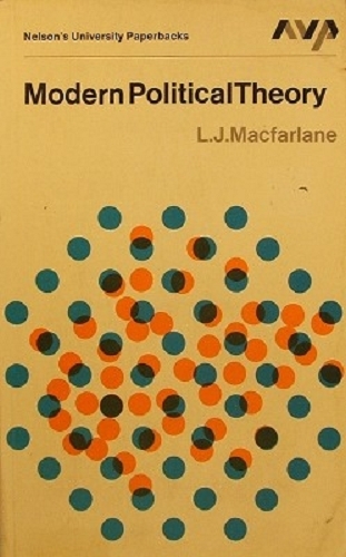 Modern Political Theory MacFarlane L.J | Marlowes Books