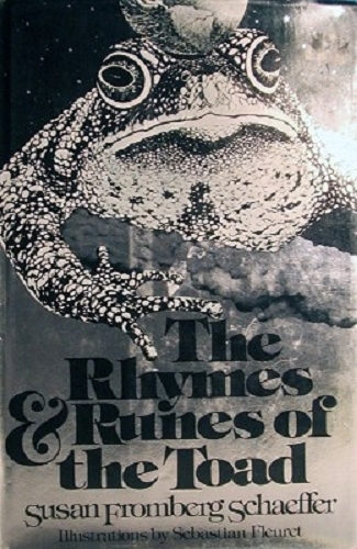 The Rhymes And Runes Of The Toad Schaeffer Susan Fromberg | Marlowes Books