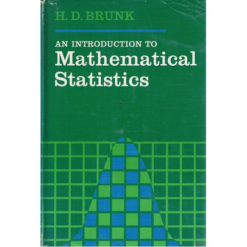 An Introduction To Mathematical Statistics Brunk H. D | Marlowes Books
