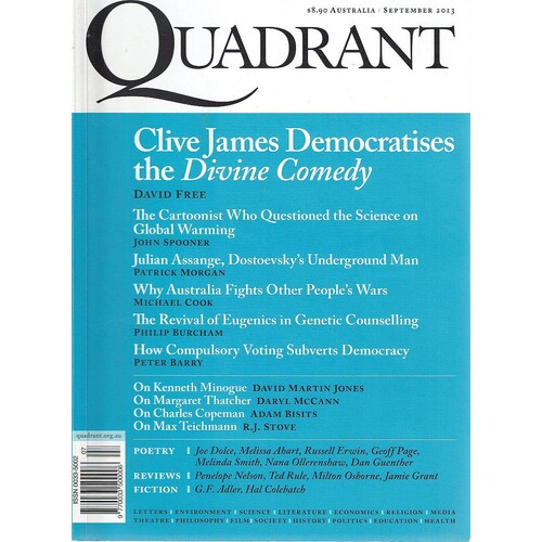 Quadrant Magazine, September 2013. One Of Australia's Leading ...