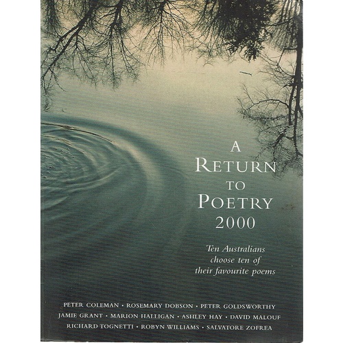 A Return To Poetry 2000. Poems | Marlowes Books