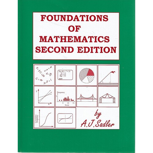 Foundations Of Mathematics Sadler A. J | Marlowes Books